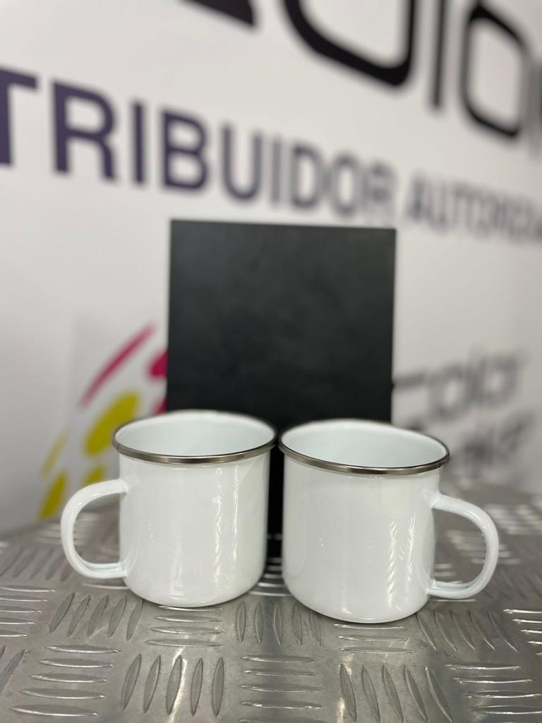 MUG PELTRE BORDE DE ACERO 11ONZ – ColorMake Colombia